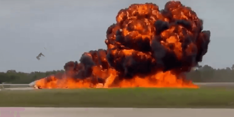 Two dead after private jet erupts into massive fireb a ll skidding ...