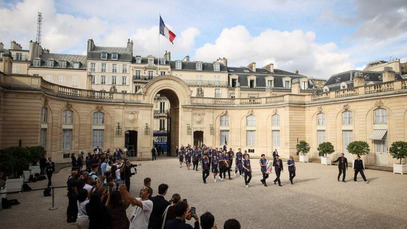 In pictures: Paris hosts PSG victory parade after back-to-back ...