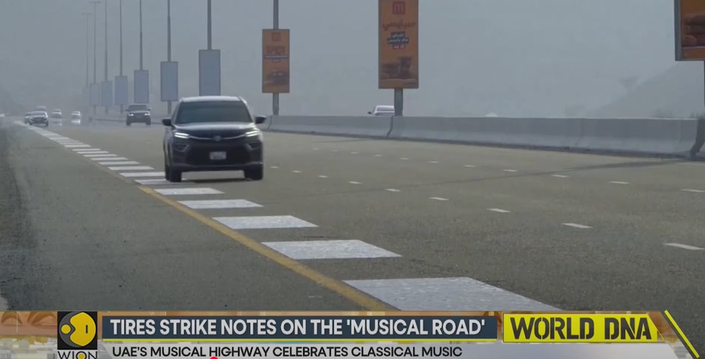 UAE's 'musical road' makes cars play Beethoven