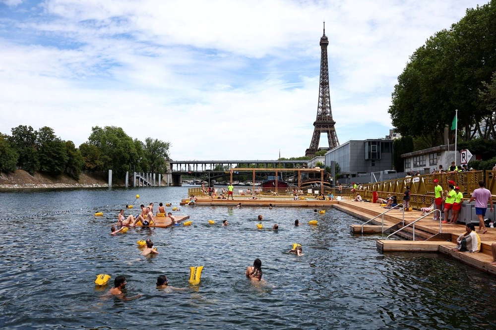 Paris’ River Seine reopens for swimming