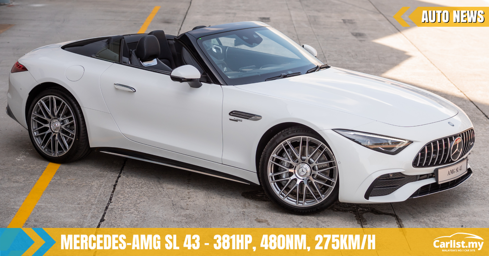 New Mercedes-AMG SL 43 previewed in Malaysia - est RM1 million!