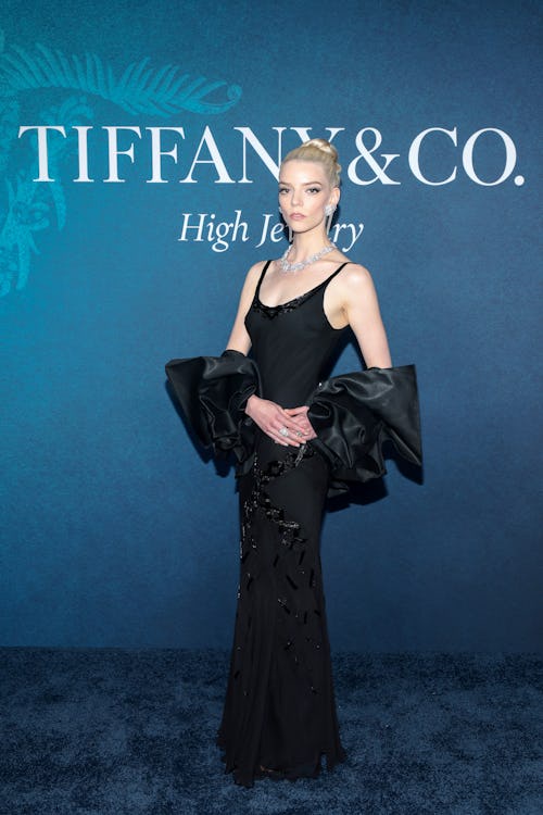 Anya Taylor-Joy Channels Audrey Hepburn to Have Dinner With Tiffany's