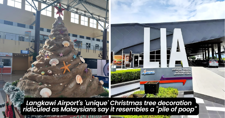 Langkawi Airport's 'unique' Christmas tree decoration ridiculed as ...