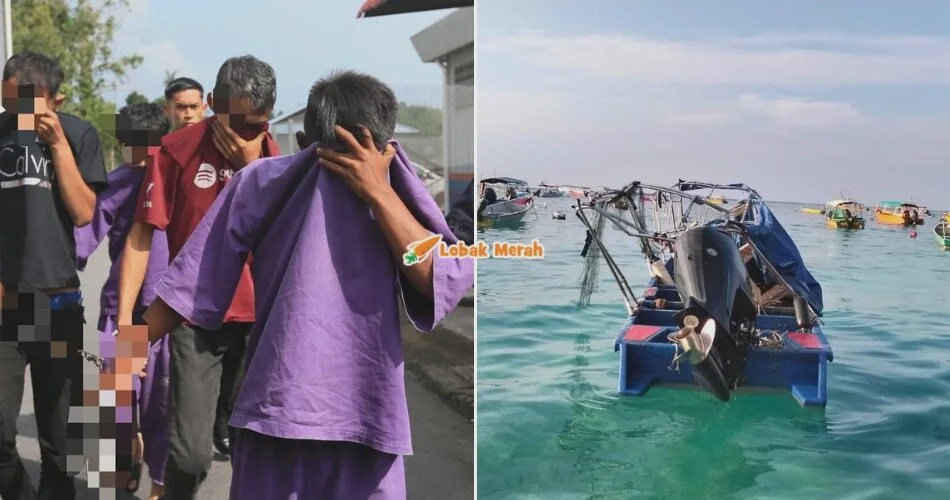 Insiden Bot Terbalik Di Pulau Perhentian, Pemandu Positif Dadah Direman 3 Hari