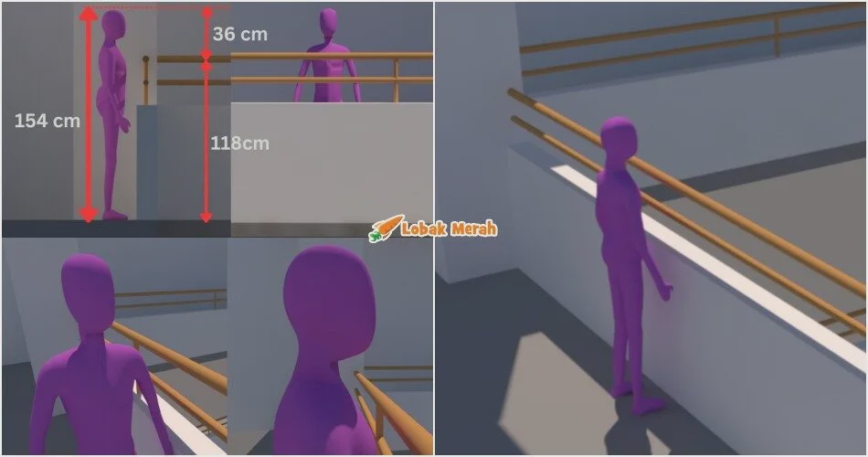 Individu Kongsi Lakaran Model 3D Lokasi Kematian Zara Qairina Untuk ...