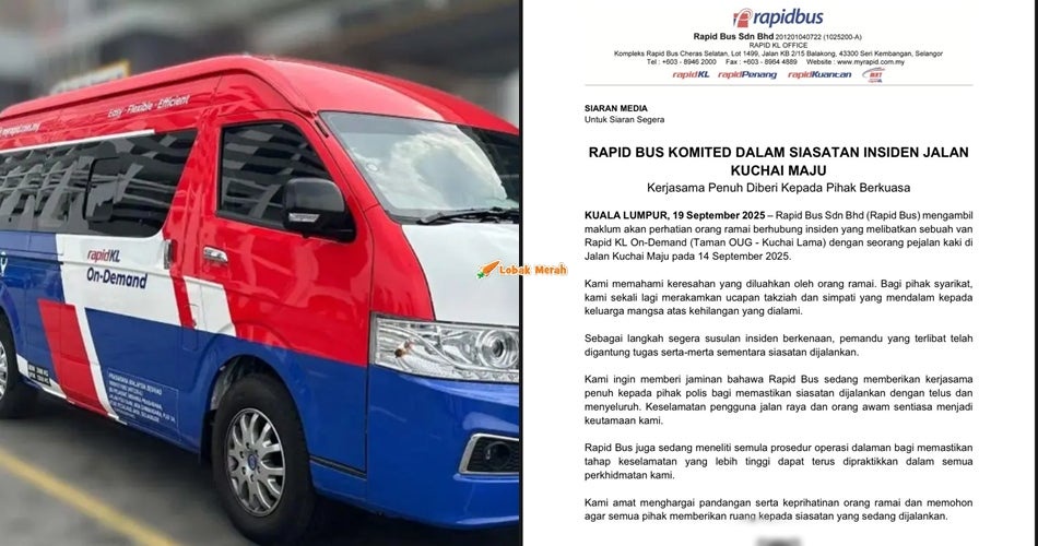 Pemandu Van Rapid KL On-Demand Digantung Tugas Serta Merta Sementara ...