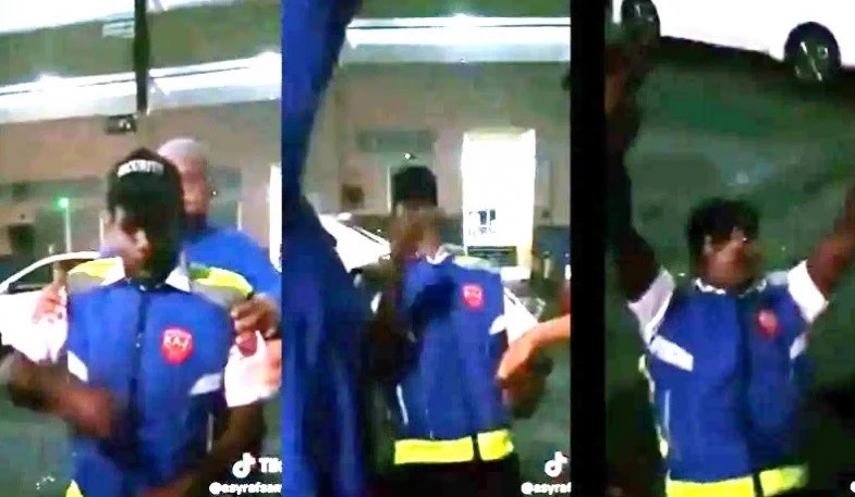 Clip of security guard scared by ‘ghost’ goes viral