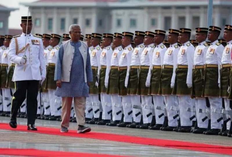 Bangladesh’s Chief Adviser Professor Muhammad Yunus receives official ...