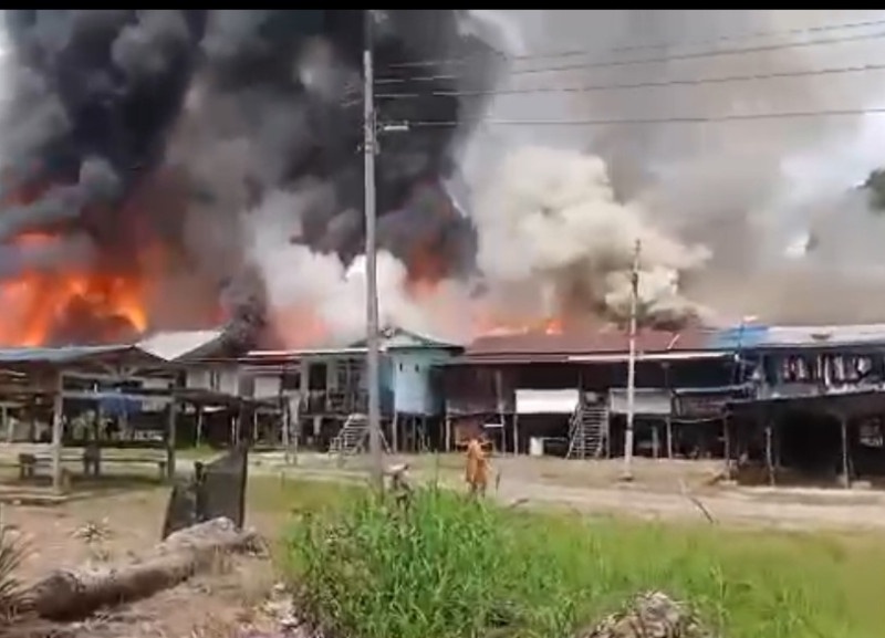 Another longhouse in Sarawak destroyed in fire