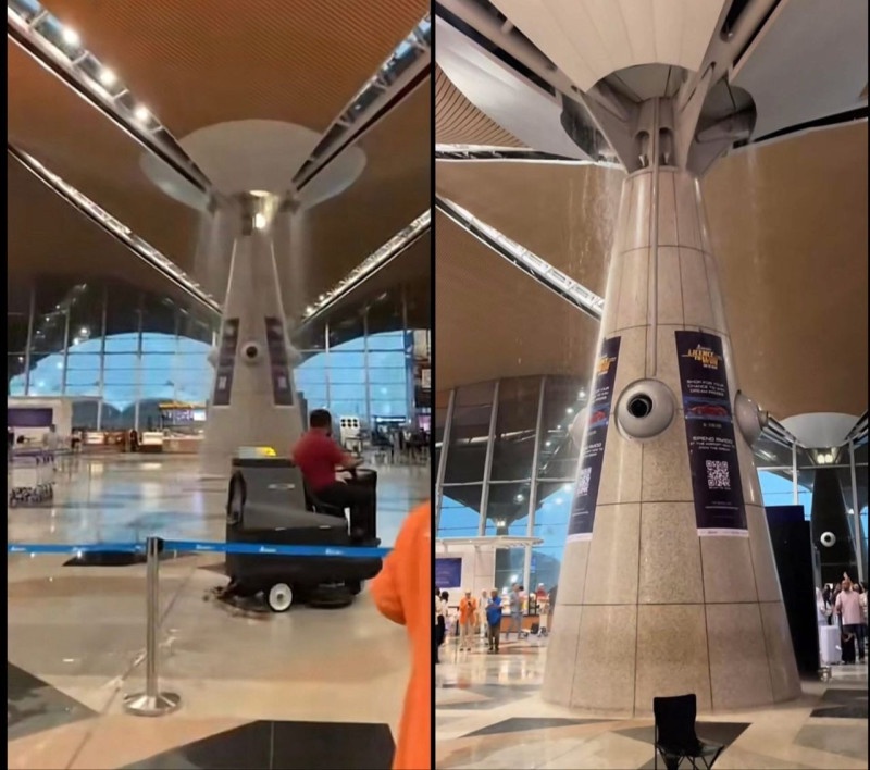 Contractor negligence blamed for KLIA Terminal 1 roof leak