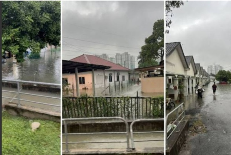 Floods compound misery for gas pipeline fire victims in Kampung Tengah ...