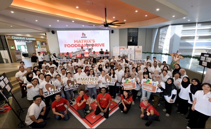Matrix Concepts continues food aid efforts with fourth KSK foodbank drive
