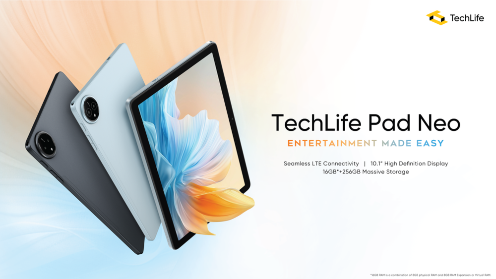 TechLife Launches Affordable New Pad Neo Tablet and Smart Watch P1 in ...