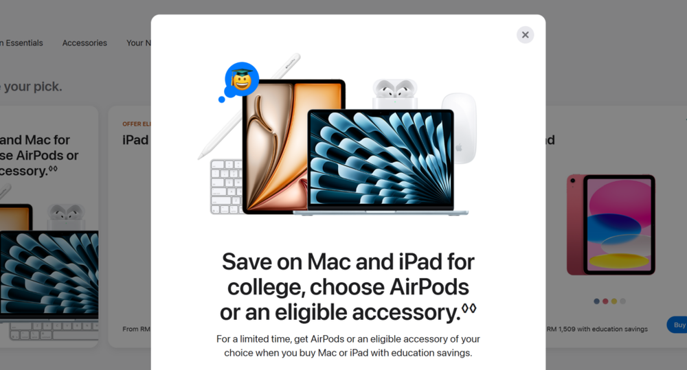 Apple Student Promo 2025: Get AirPods 4 FREE with iPad or MacBook Purchase