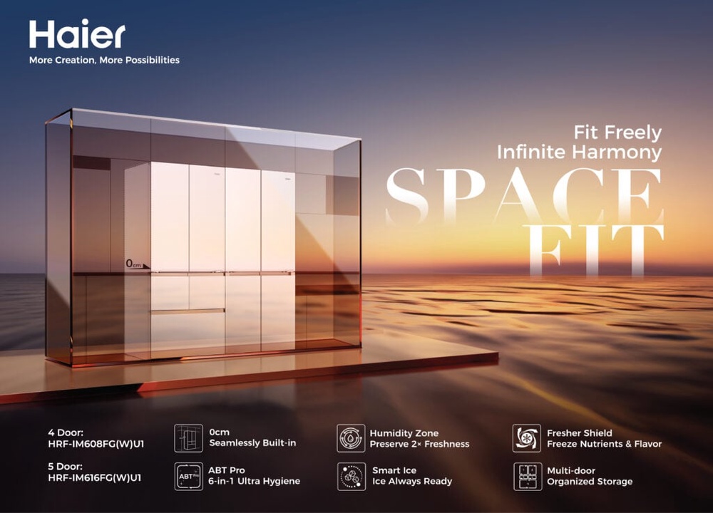 Haier’s New Space Fit Refrigerator Combines Sleek Design with Smarter ...