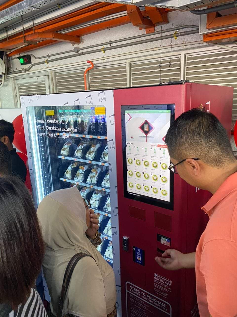 #YTJT Menu Rahmah Kini Dalam Vending Machine