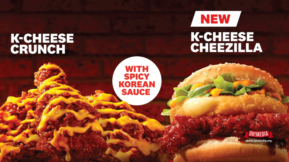 K-Lazatan K-Cheese Pedas Ala Korea Kembali Untuk Waktu Terhad Di KFC