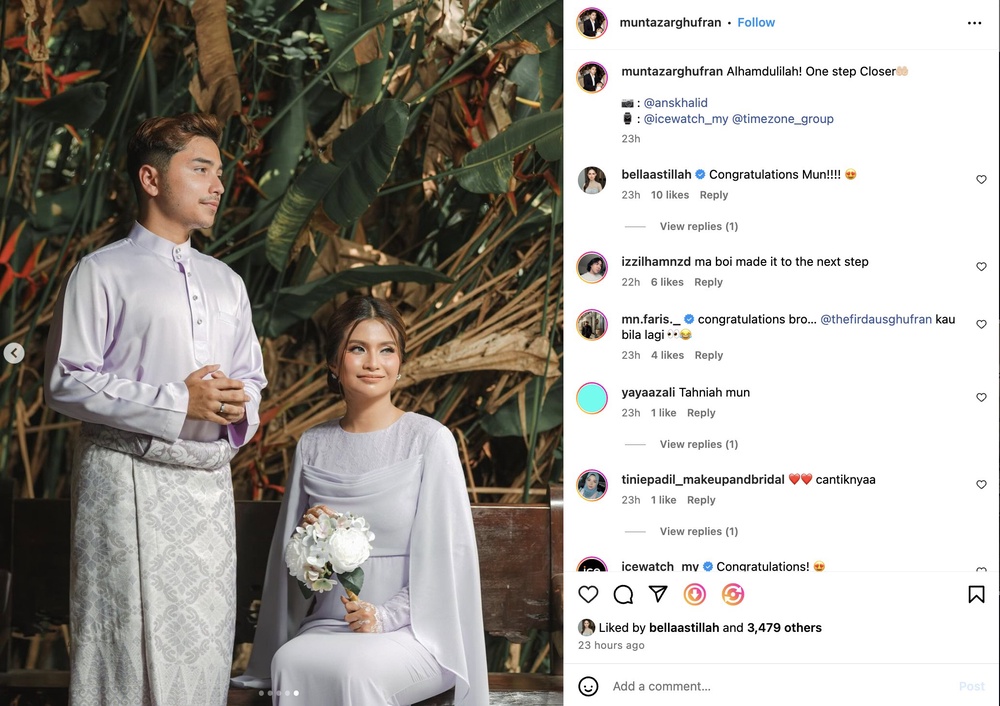 Tujuh tahun lebih muda dari tunang, Muntazar Ghufran rancang nikah ...