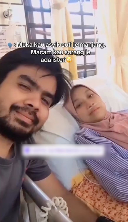 Suami tak kisah hilang kerja, ambil cuti tanpa gaji, jaga isteri hingga akhir hayat