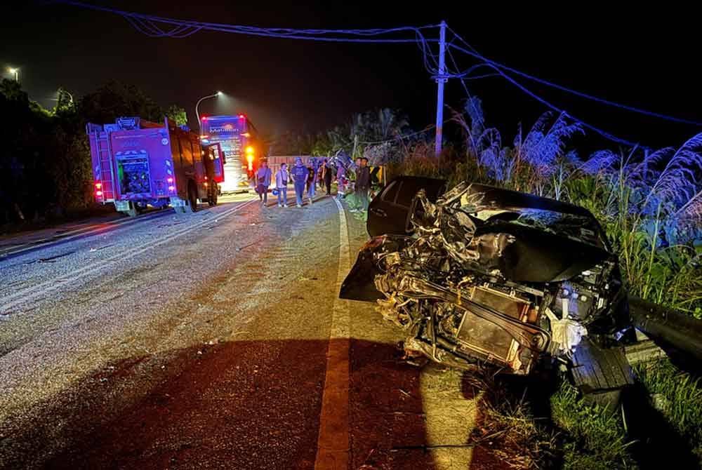 Suami isteri meninggal dalam kemalangan, keluarga mohon doa buat 2 anak mangsa cedera