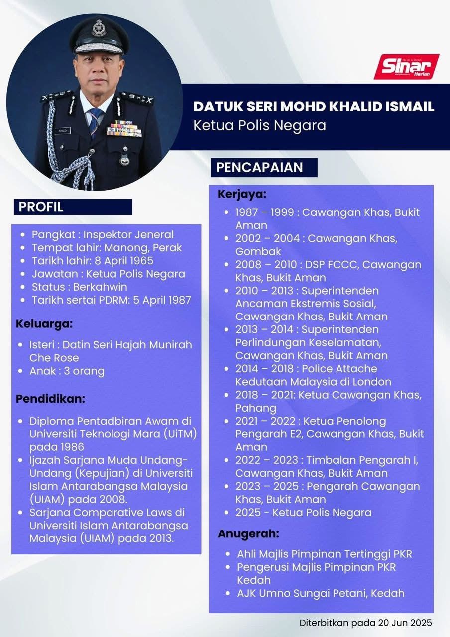 Ketua Polis Negara Mohd Khalid tak pernah jadi ahli PKR – Fuziah