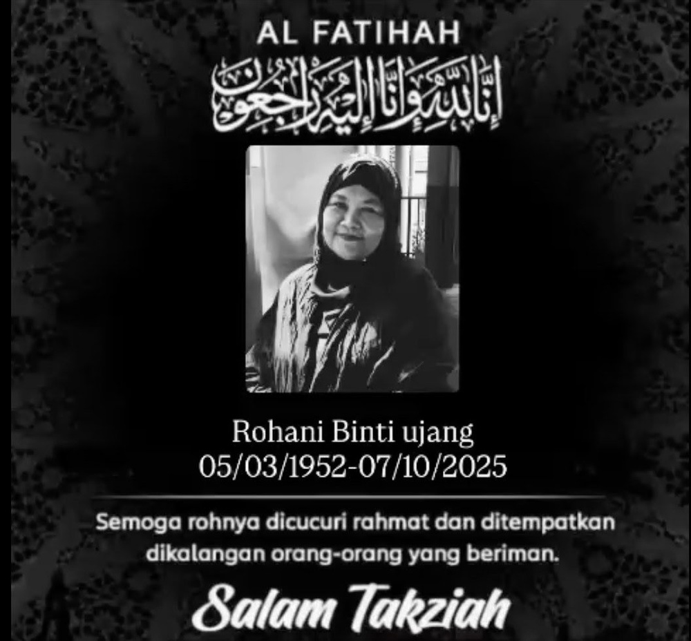 Pelakon Senario Rohani Ujang meninggal dunia, derita komplikasi pelbagai penyakit