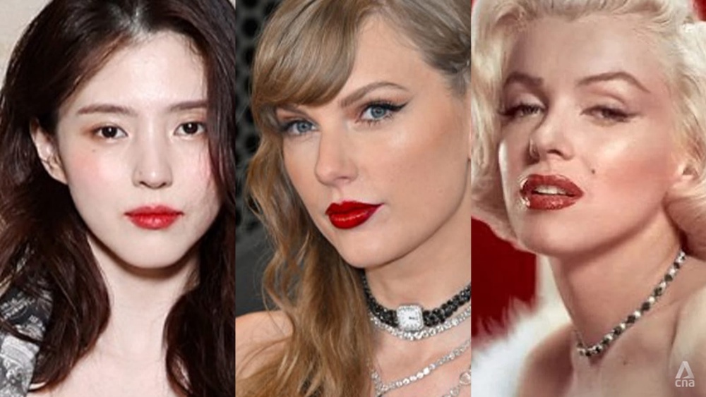 From Marilyn Monroe to Taylor Swift, retro red lips are back again ...