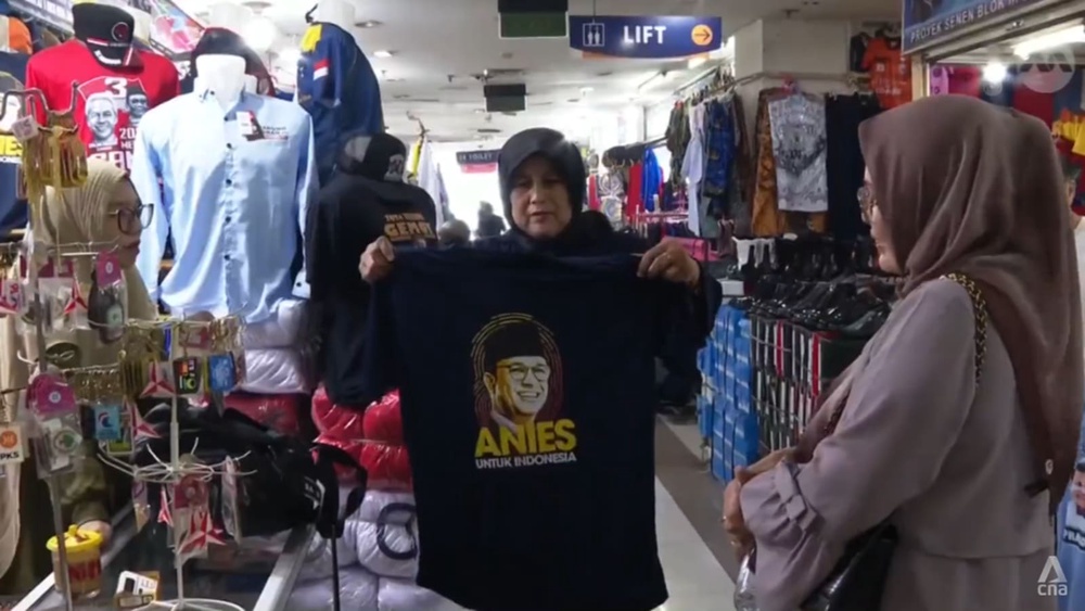 Indonesian merchandise businesses cash in on election fever