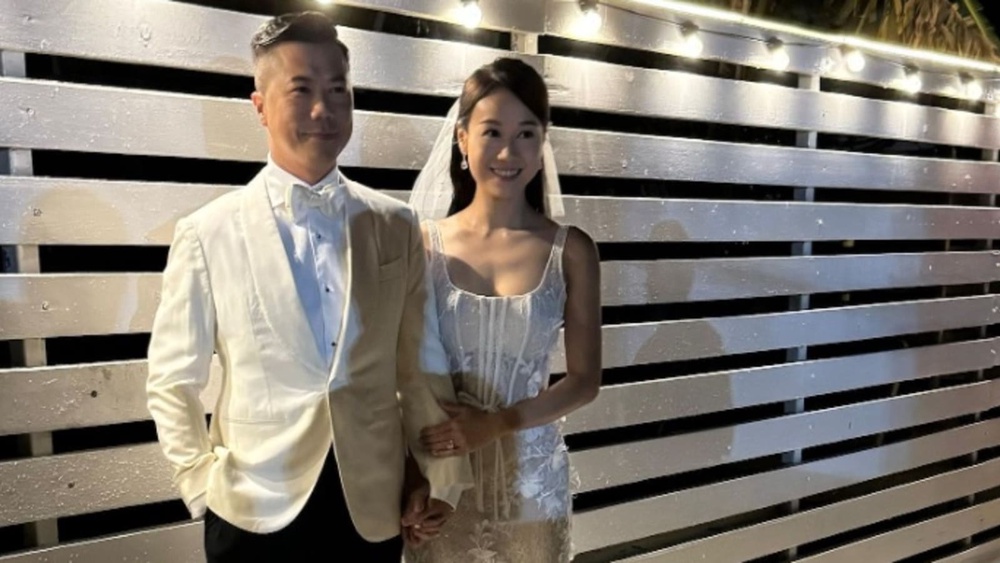 Former TVB actress Jacqueline Wong marries musician Lai Man Wang in ...
