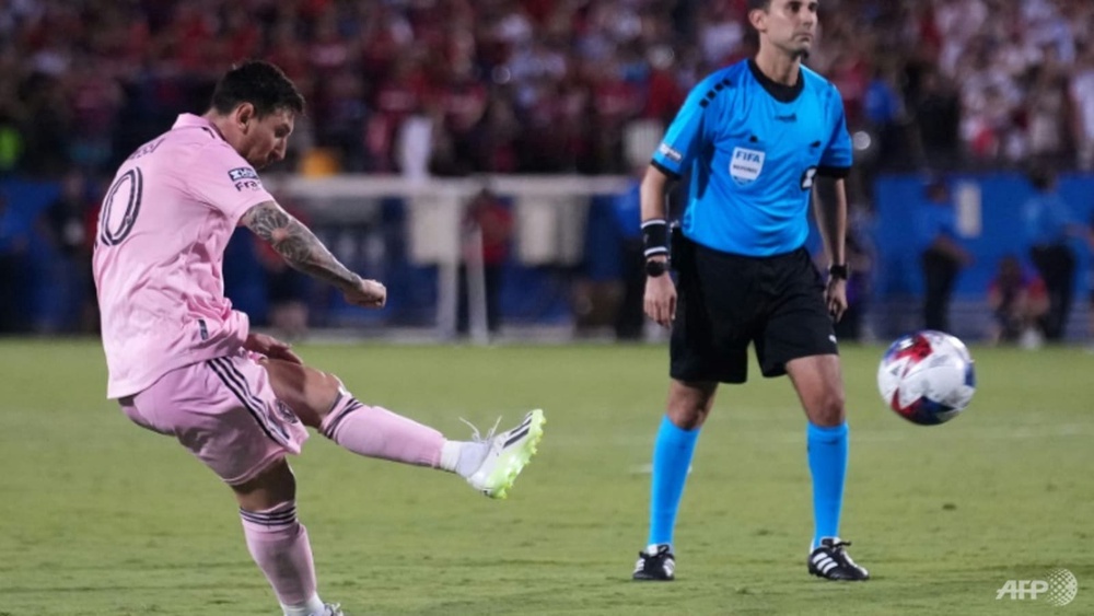 Messi double as Miami move past Dallas after shoot-out