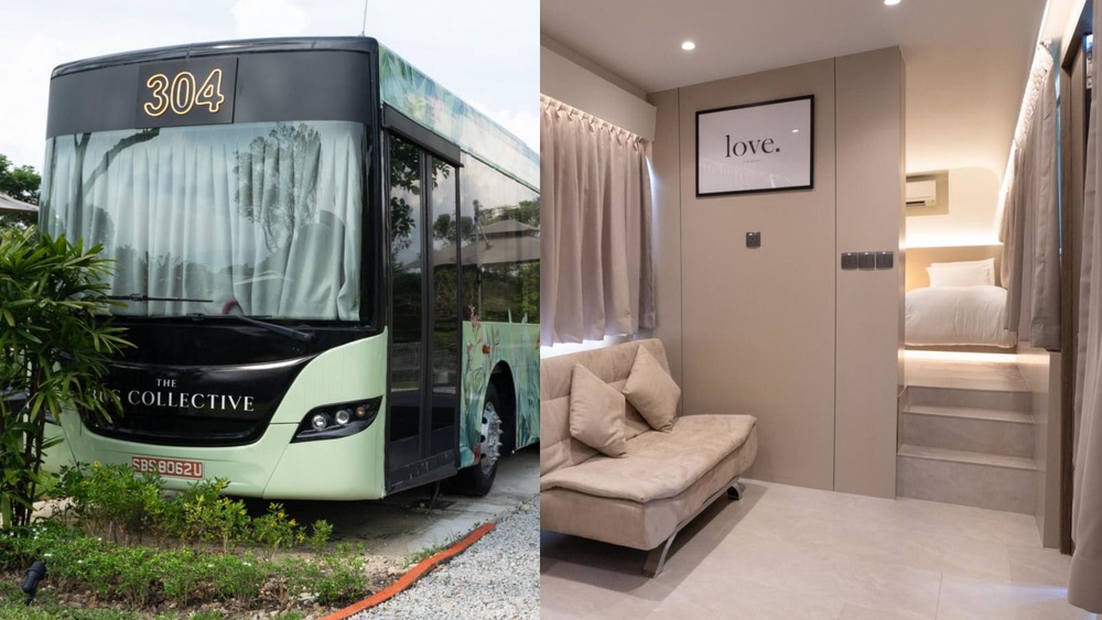 Fancy staying in a bus? The Bus Collective at Changi Village offers 20 ...