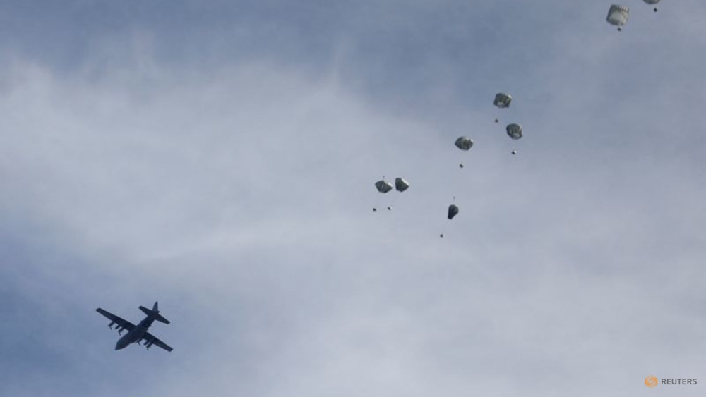 US military to airdrop food and supplies into Gaza, Biden announces