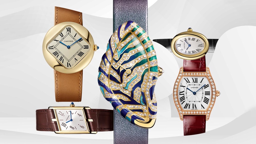 The many faces of Cartier watches