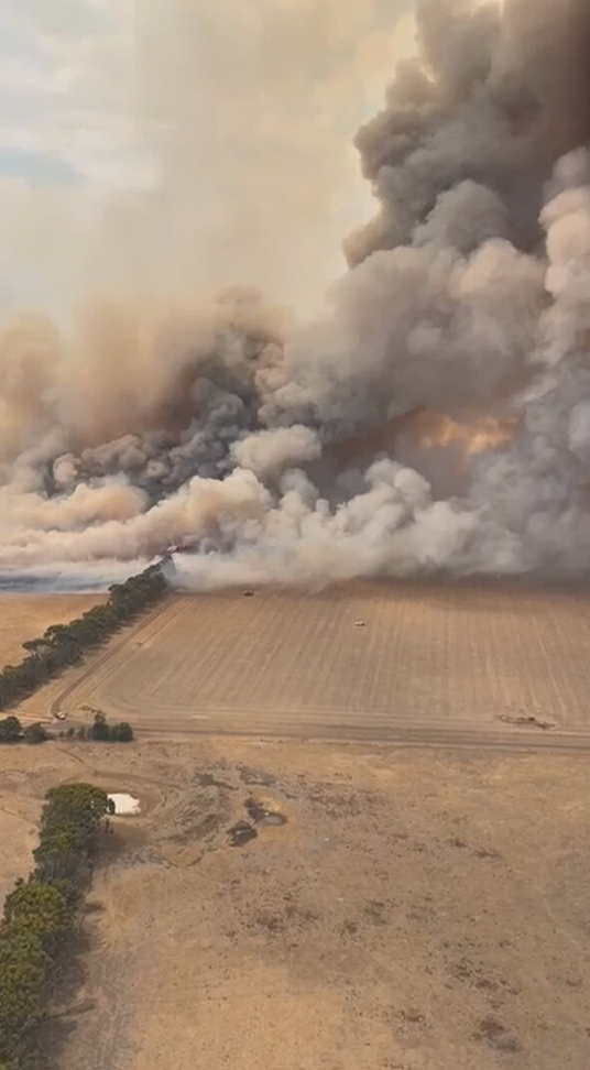 Evacuees told 'don't go home' as bushfire warnings downgraded
