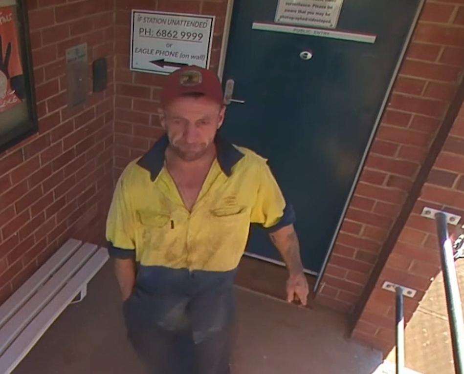 CCTV shows fugitive hours before alleged triple murder