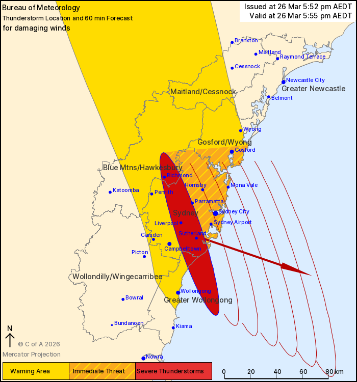 Transport woes as storm dumps rain and hail on Sydney