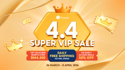 Shopee Expands VIP Benefits This 4.4 with Daily Free Shipping RM0 ...