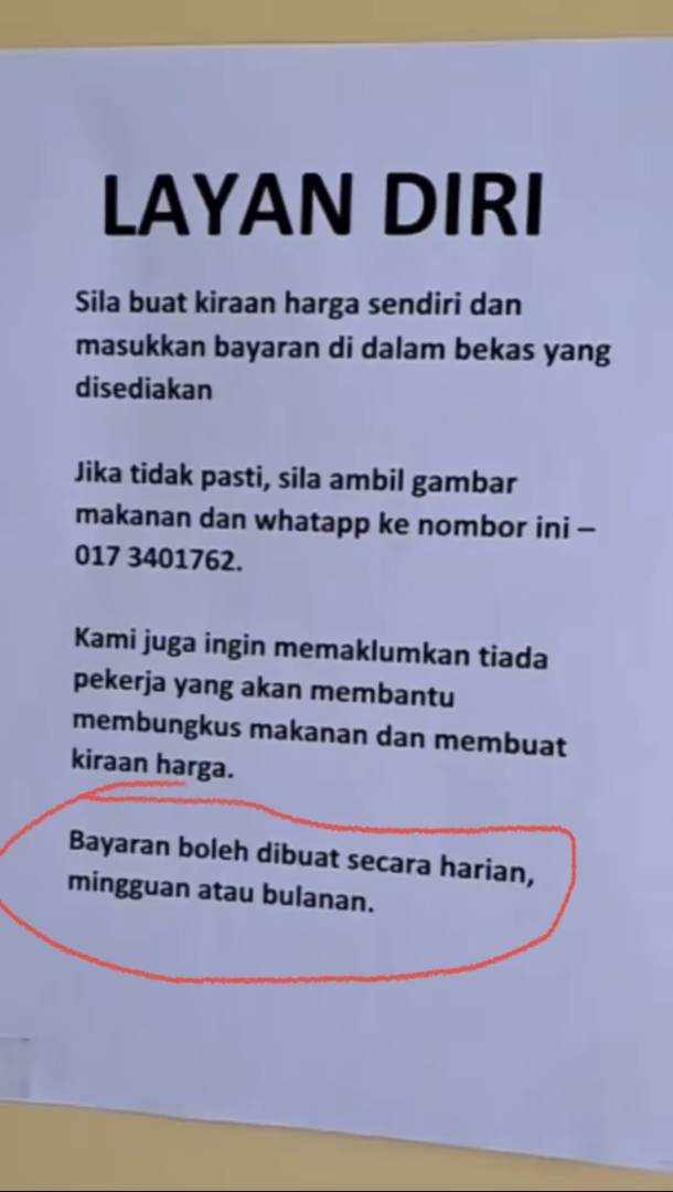 "Fuh, Lain Macam!" - Restoran Layan Diri Yang Unik, Pelanggan Yang ...