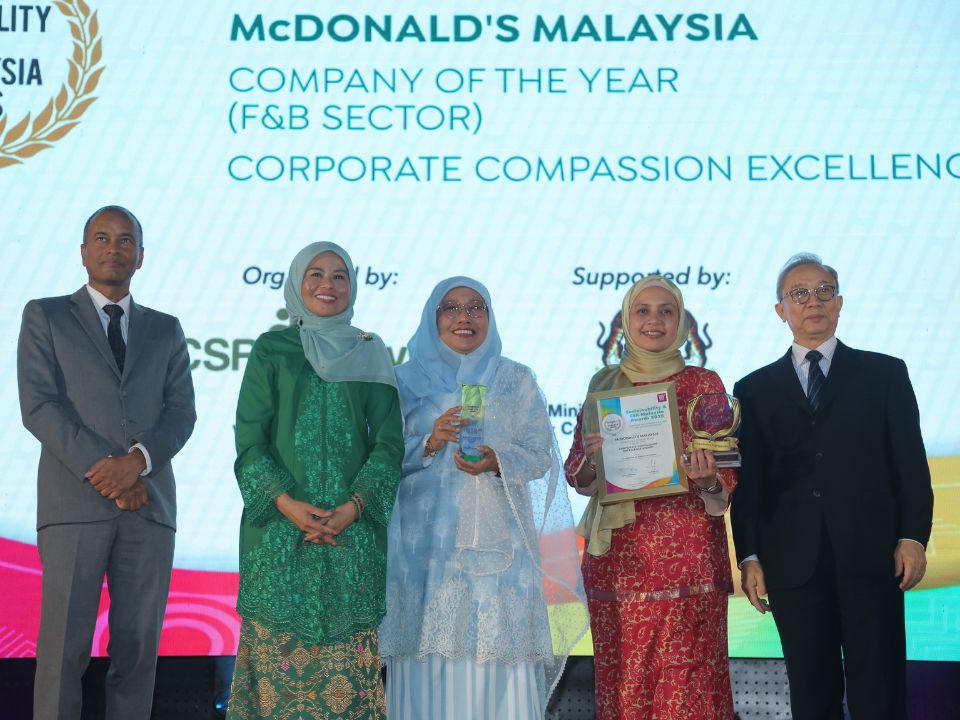 McDonald’s Malaysia Wins Double at Sustainability & CSR Malaysia Awards ...