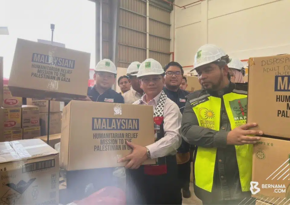 50 tan barangan bantuan kemanusiaan dihantar ke Palestin Jumaat ini