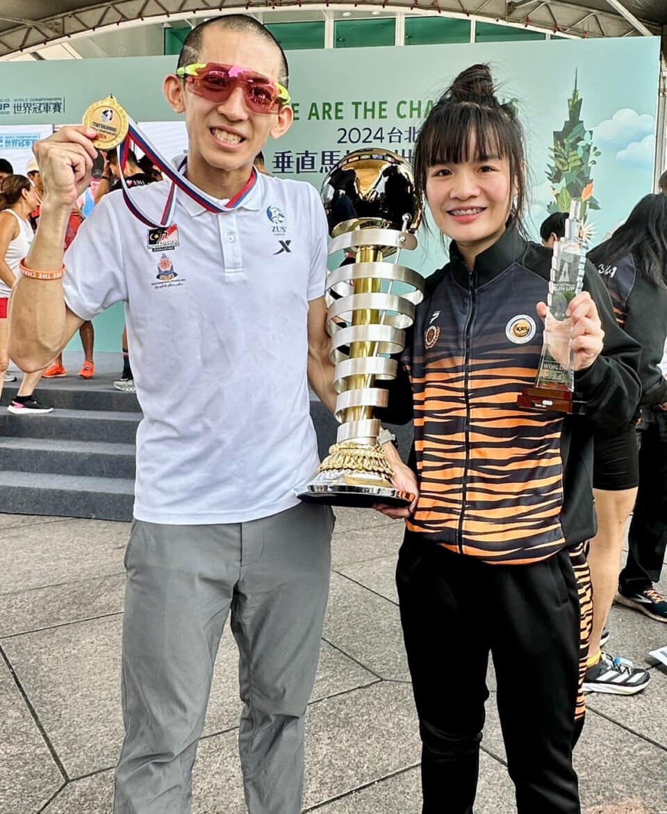 Pelari menara negara tawan puncak Taipei 101, dinobat juara dunia