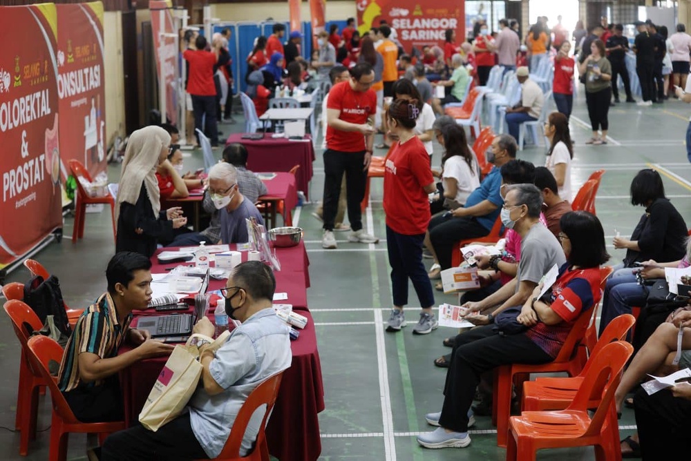 Kesan awal penyakit, daftar program saringan kesihatan percuma di dua ...