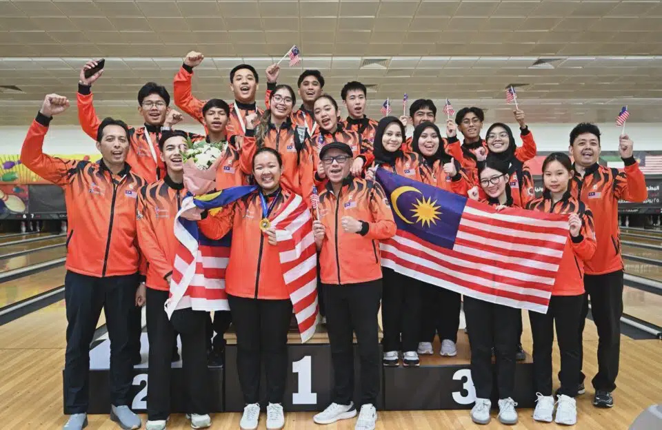 Atlet negara cipta kejutan, rangkul emas Kejohanan Boling Remaja Asia