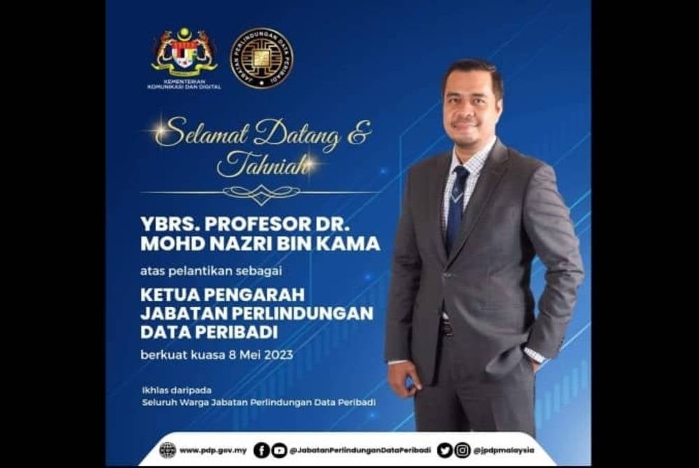 Dr Mohd Nazri new DG of personal data protection