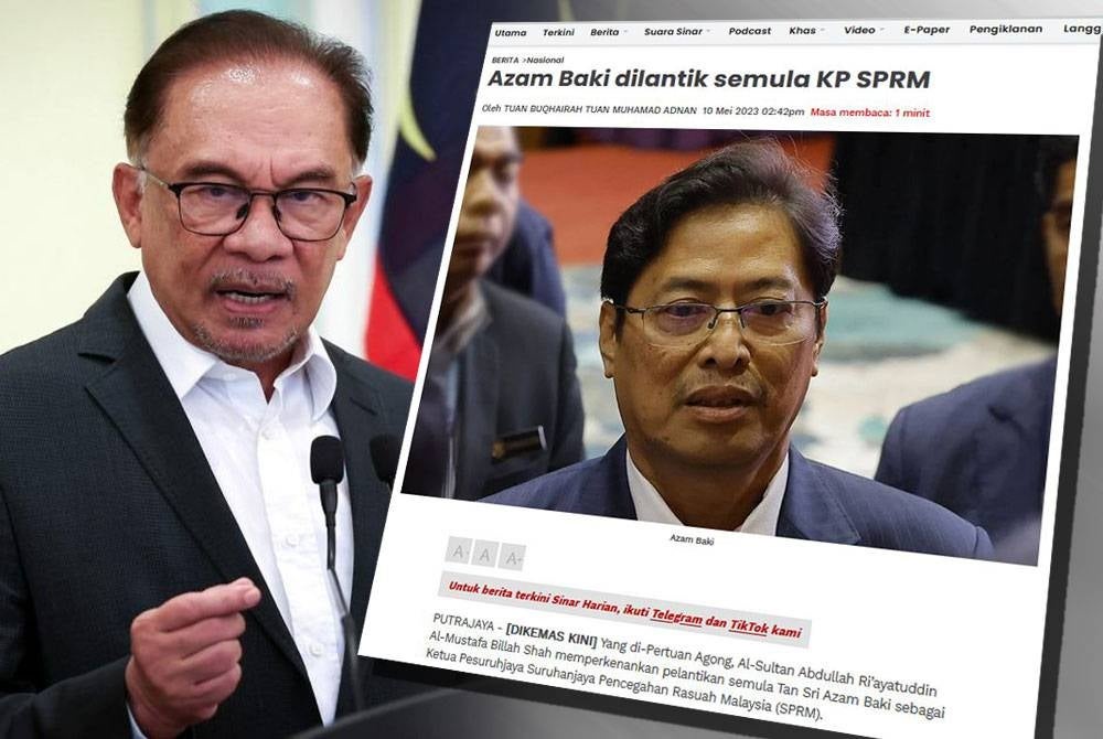 Azam Baki did not choose sides or parties - Anwar
