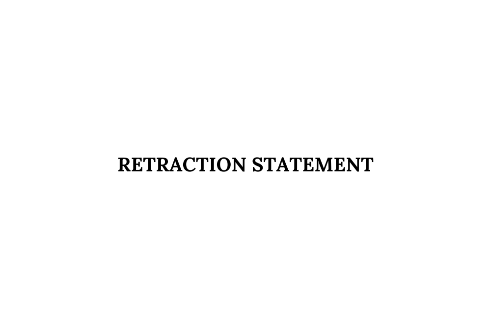Retraction Statement