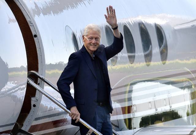 Former US President Bill Clinton in Hospital following fever