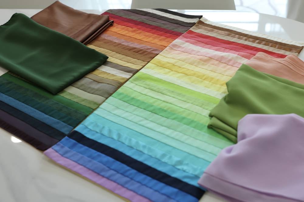 Brown, blue shades among this year's trending colours for Raya outfits