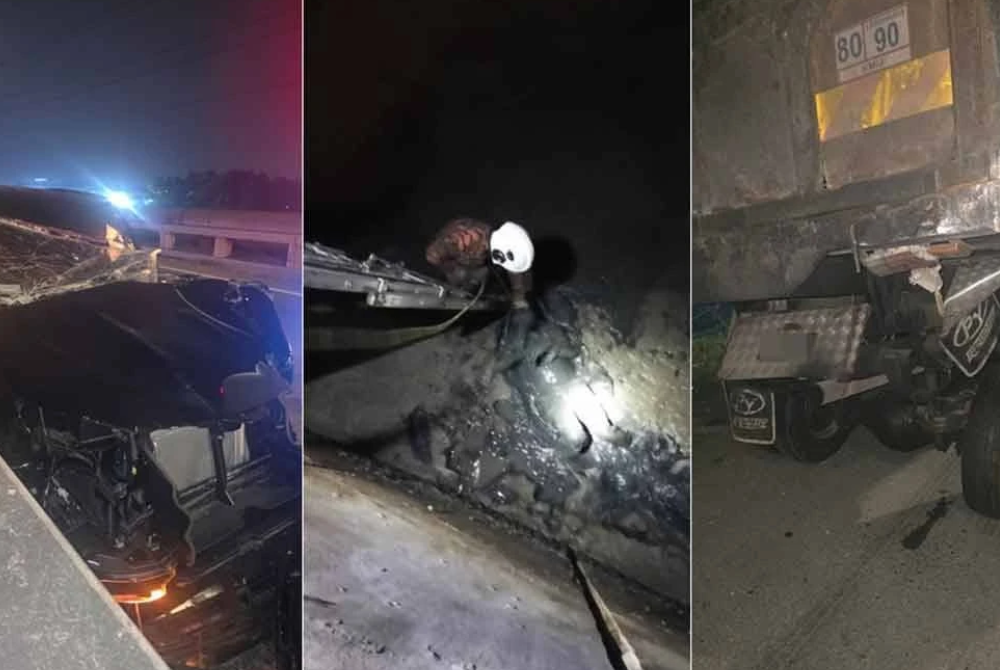 Motorist survives 25-foot fall into mangrove swamp after crash