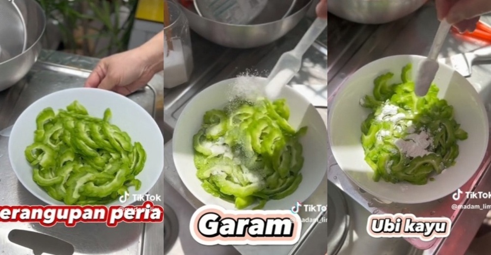 Hanya 5 Langkah Diperlukan, “Aunty” Ni Kongsi Cara Mudah Hilangkan Pahit Peria